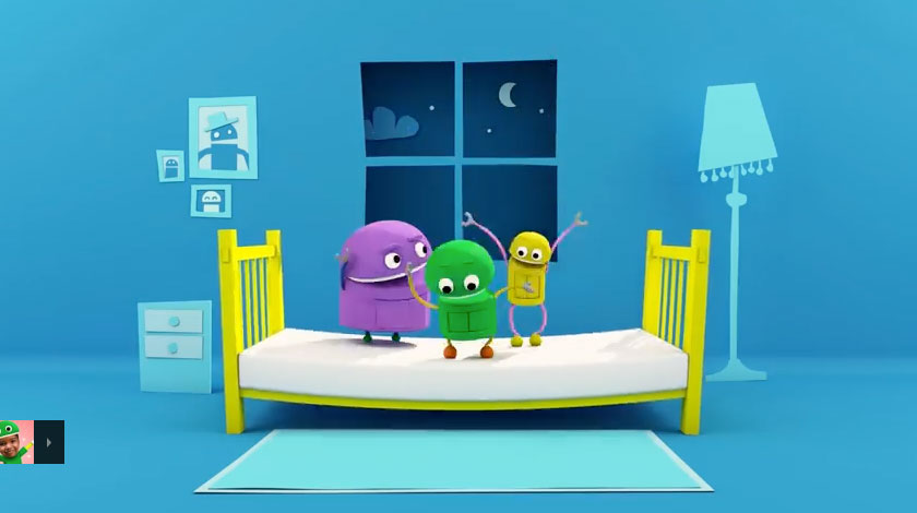 【楽しい英語の歌】ベッドの上で跳ねて遊んでいたら…／Jumping on the Bed Classic Songs by StoryBots ...